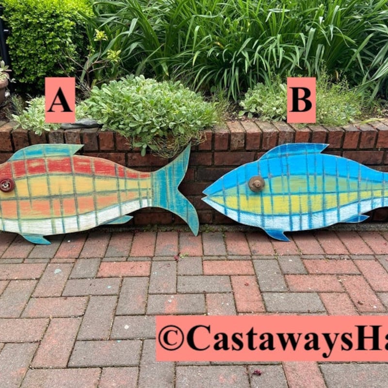 Wooden Fish Wall Decor - Etsy