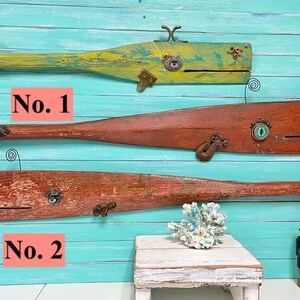 Wooden Whale Folk Art Made From a Vintage Oar, Choose One Red ...