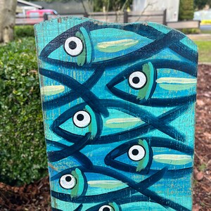 School of Fish Original Painting by Castawayshall, RUSH HOUR, Hand ...