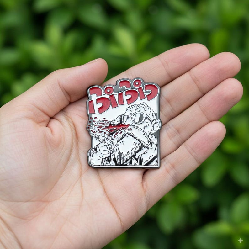 Dragon Ball Enamel Pin – Master Roshi Nosebleed Funny Anime Pin ...