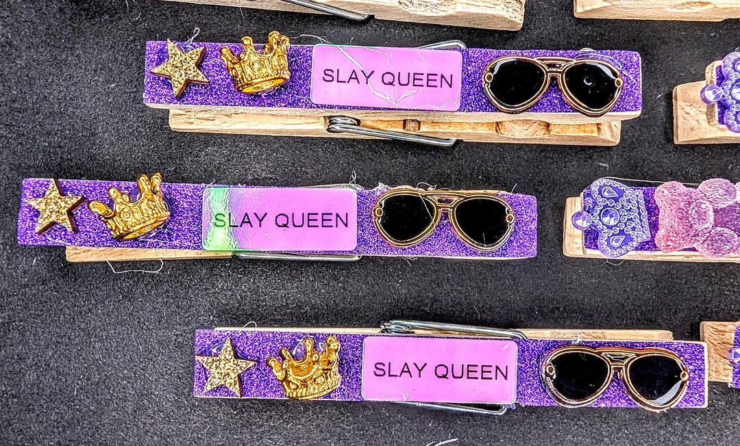 Spirit Cheer Pins - Slay Queen / Baddie - Etsy