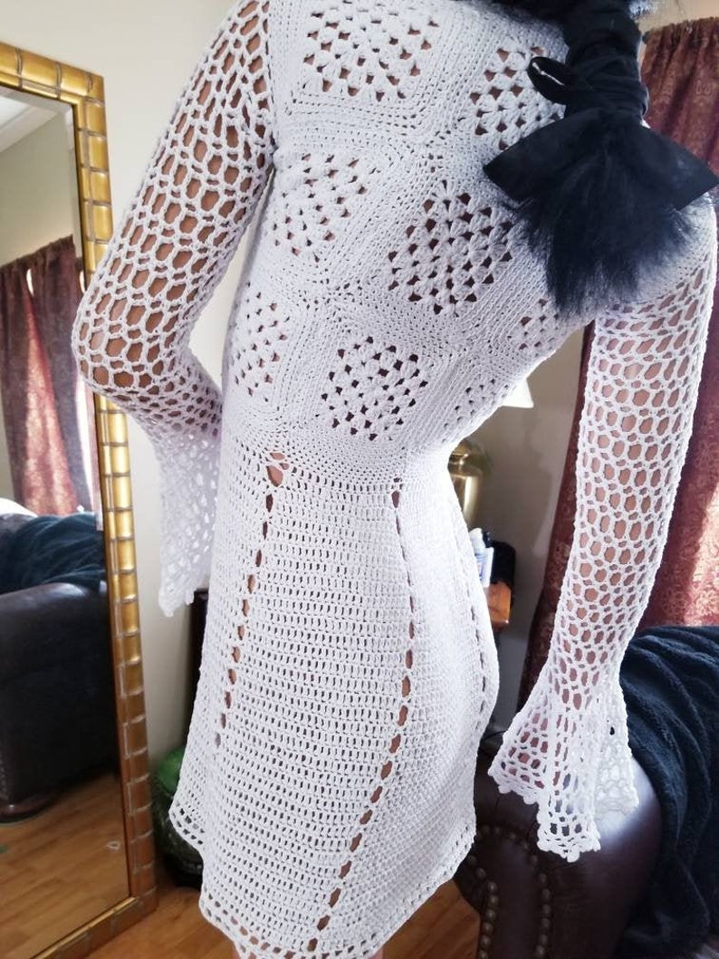 Hand made crochet dress. | Etsy