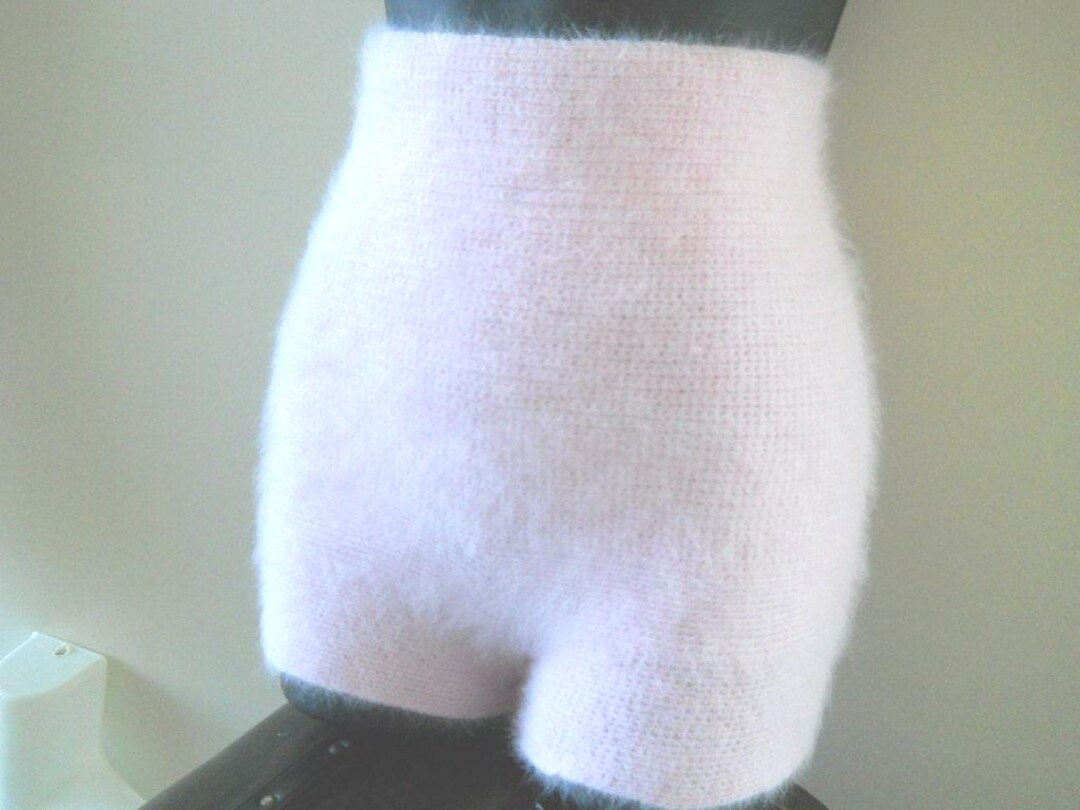 Angora Crochet Shorts and Collar - Etsy