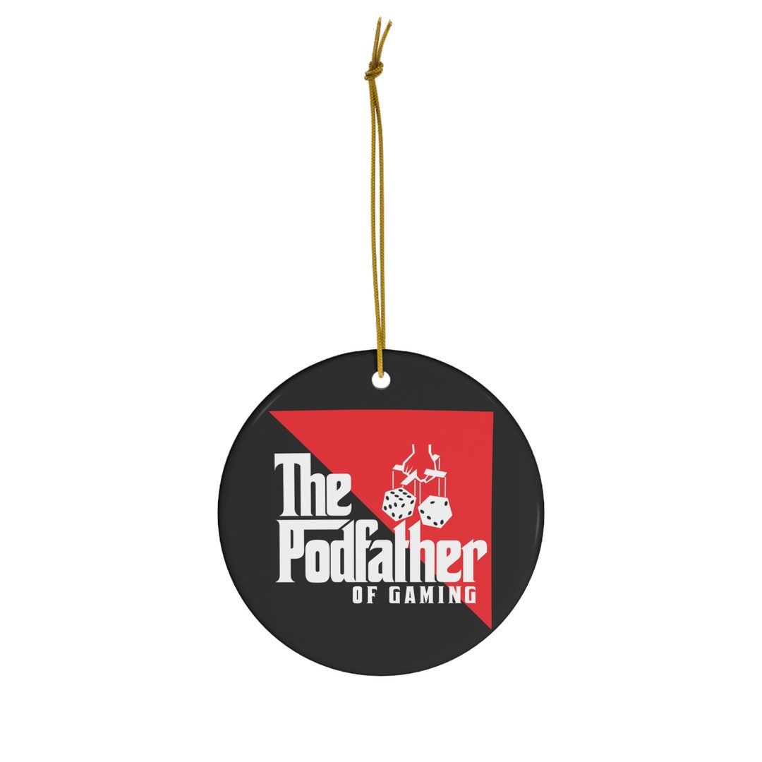 The Podfather Ceramic Ornament, 4 Shapes - Etsy