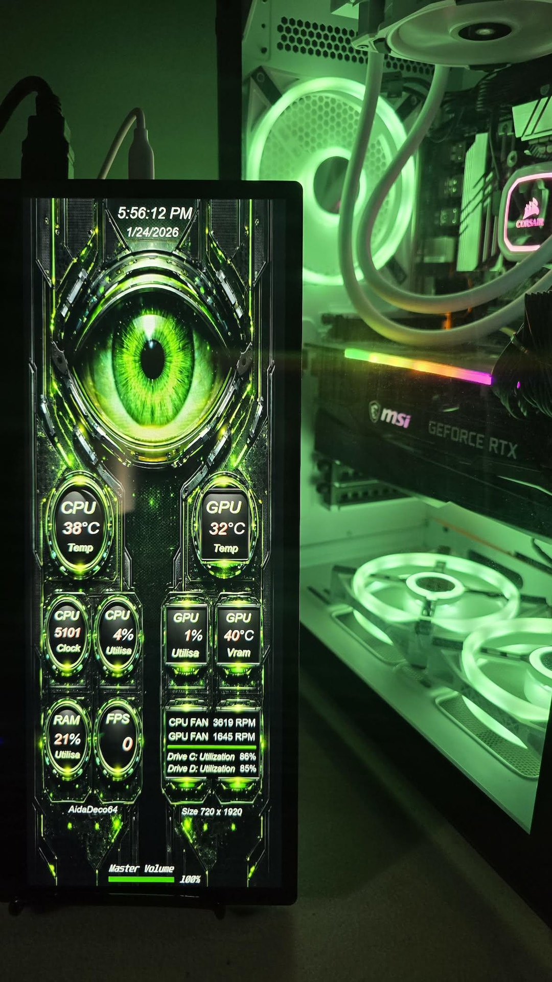 AIDA64 Sensorpanel-Vorlage | PC-Überwachungsbildschirm | CPU-/GPU ...