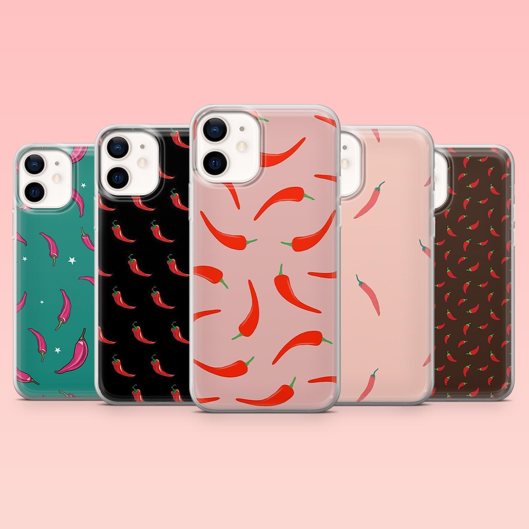 Hot Pepper Phone Case Spicy Chili Aesthetic Cover for iPhone 16 Pro, 15 ...