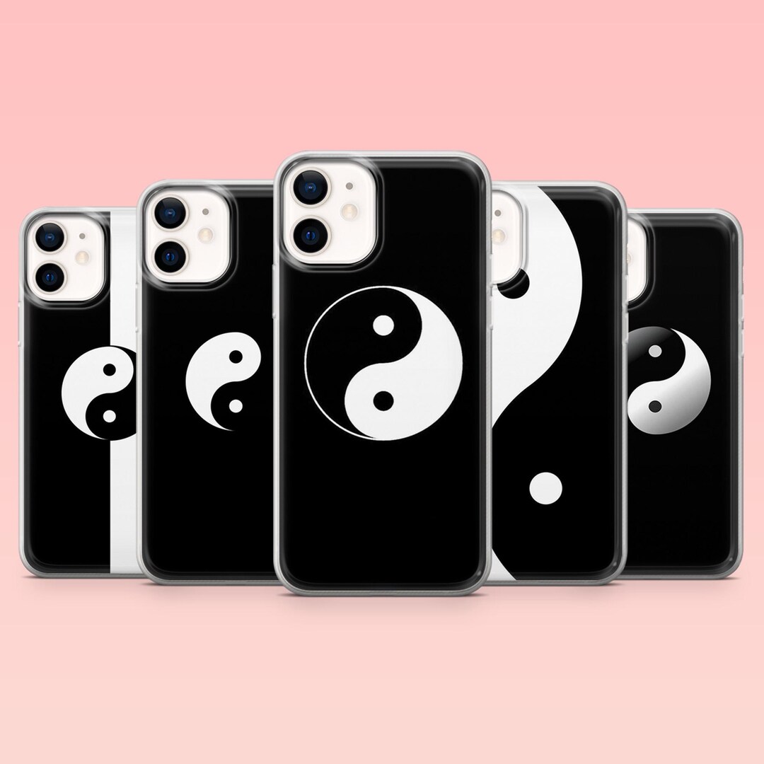 Yin Yang Phone Case Asian Art Balance Cover for iPhone 16 Pro, 15, 14 ...