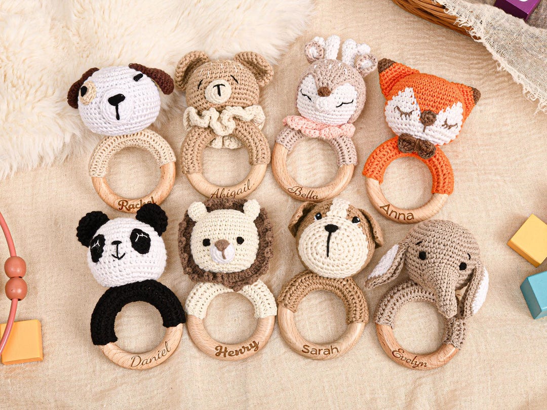 Personalized Baby Rattle,custom Baby Shower Gift,christmas Gifts ...