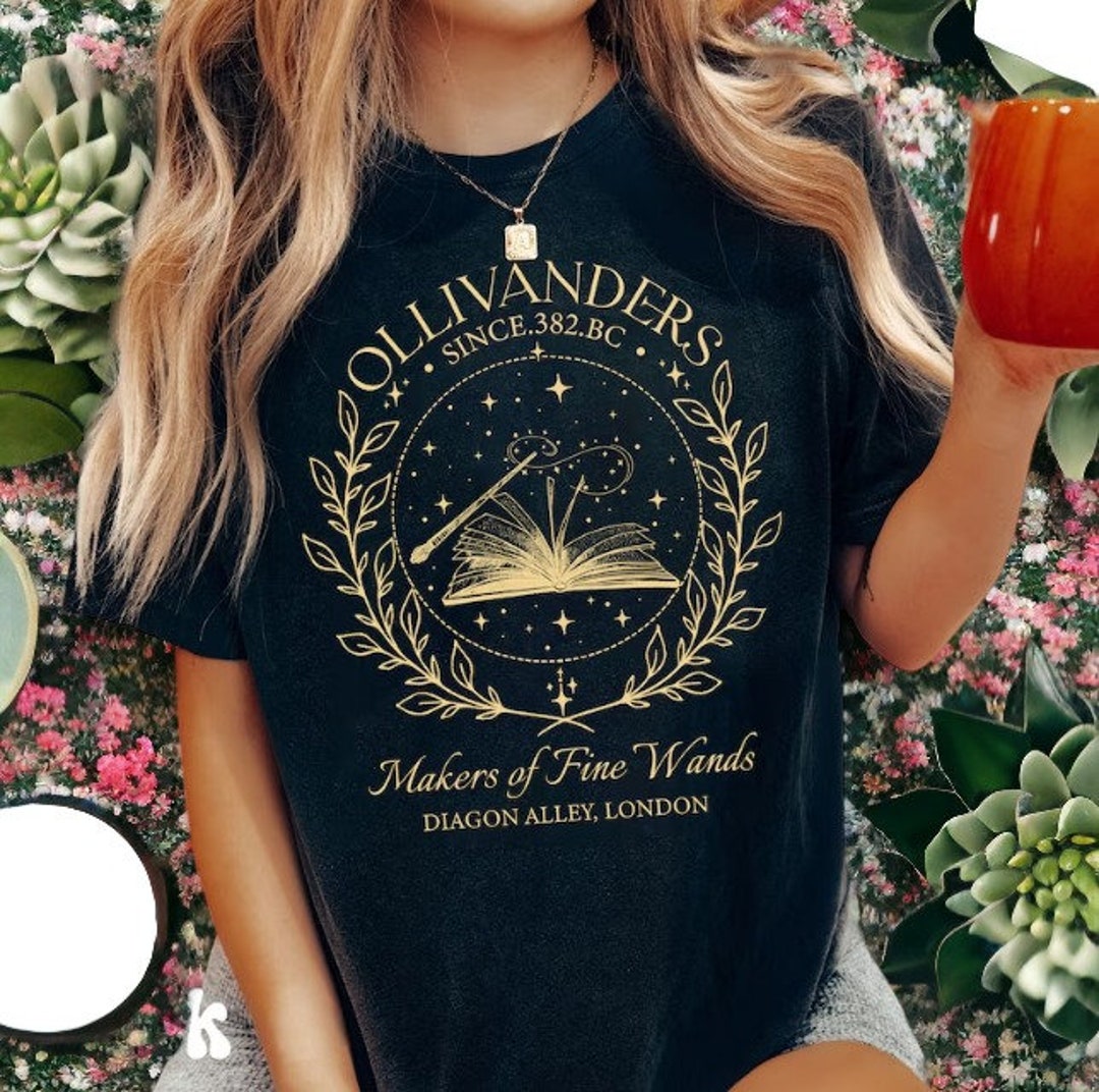 Olli.vanders Wand Shop Wizard Bookstore Sweatshirt - Etsy