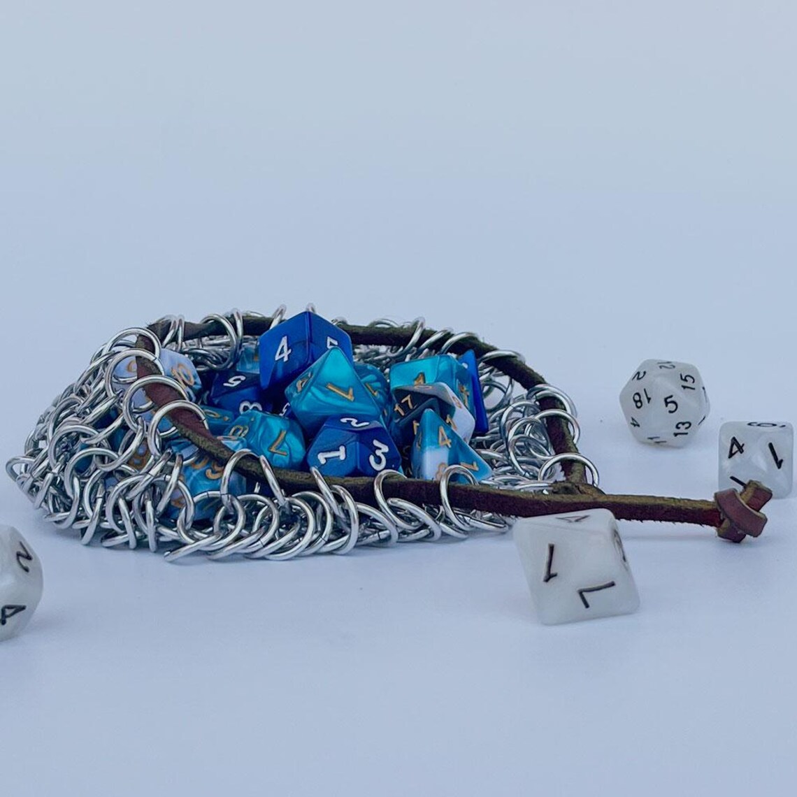 Chainmail Dice Purse - Dnd, Pouch, Tabletop, Collection - Etsy