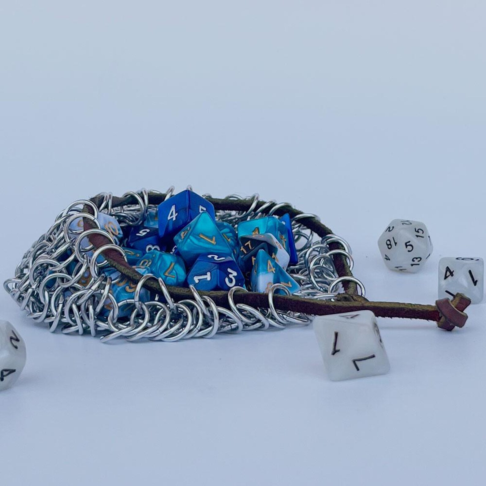 Chainmail Dice Purse - Dnd, Pouch, Tabletop, Collection - Etsy