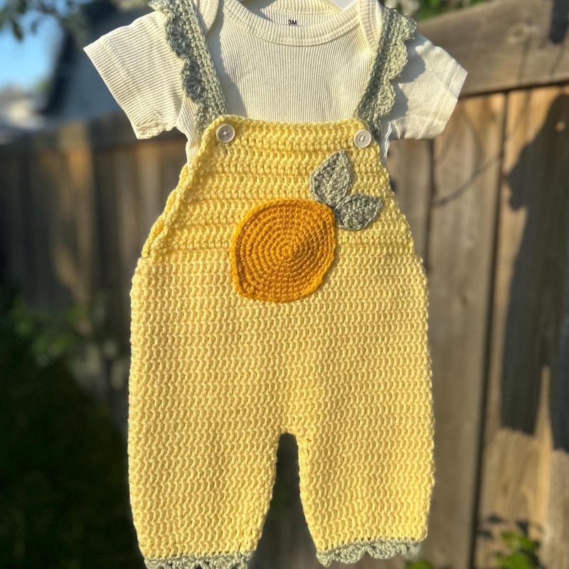 Lemon Romper 3 Months - Etsy