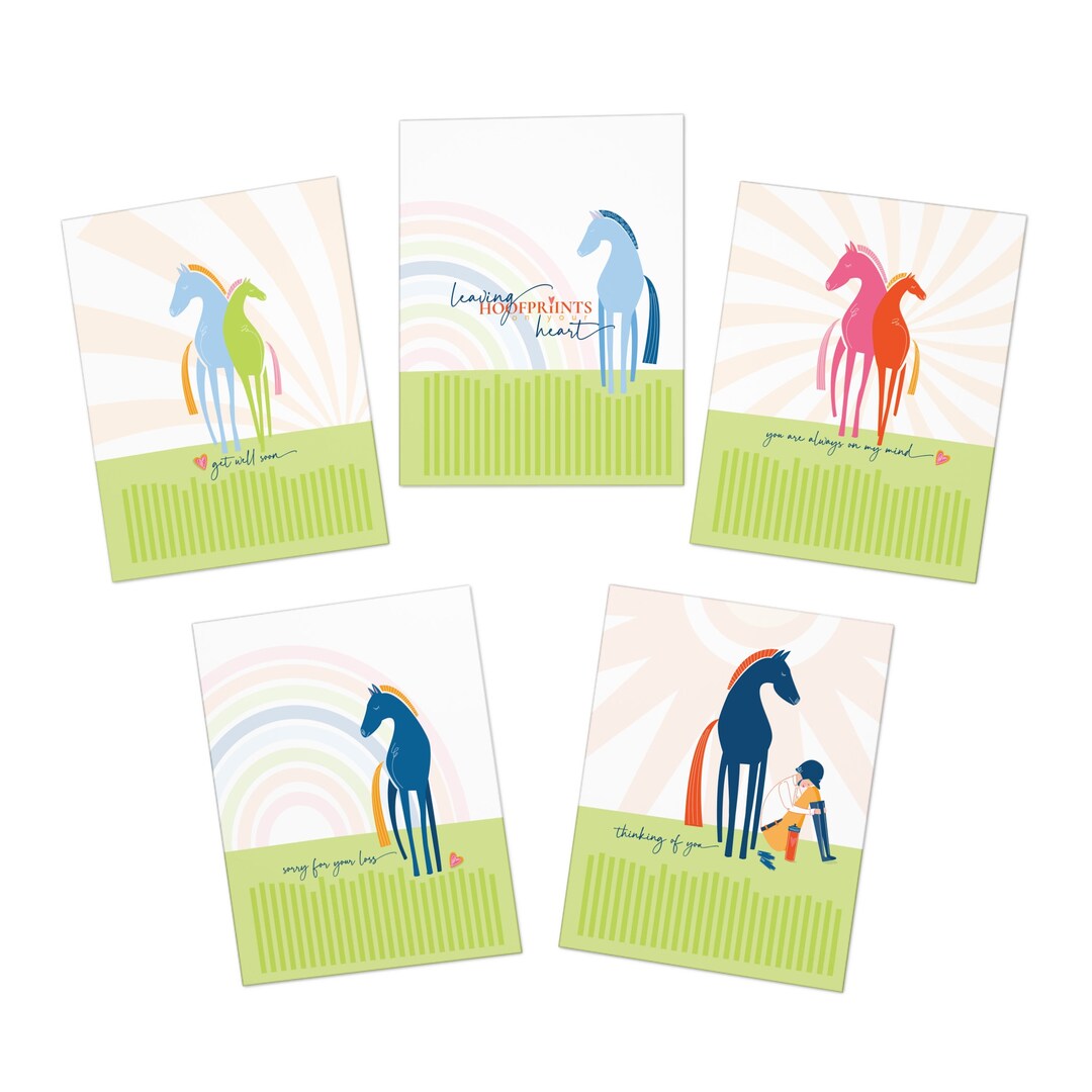 5 "sympathy" and "thinking of You" Greeting Card Collection for Barn ...