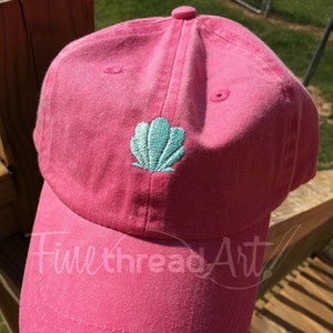 KIDS Size Seashell Mini Design Baseball Cap Hat Leather Strap Nautical ...