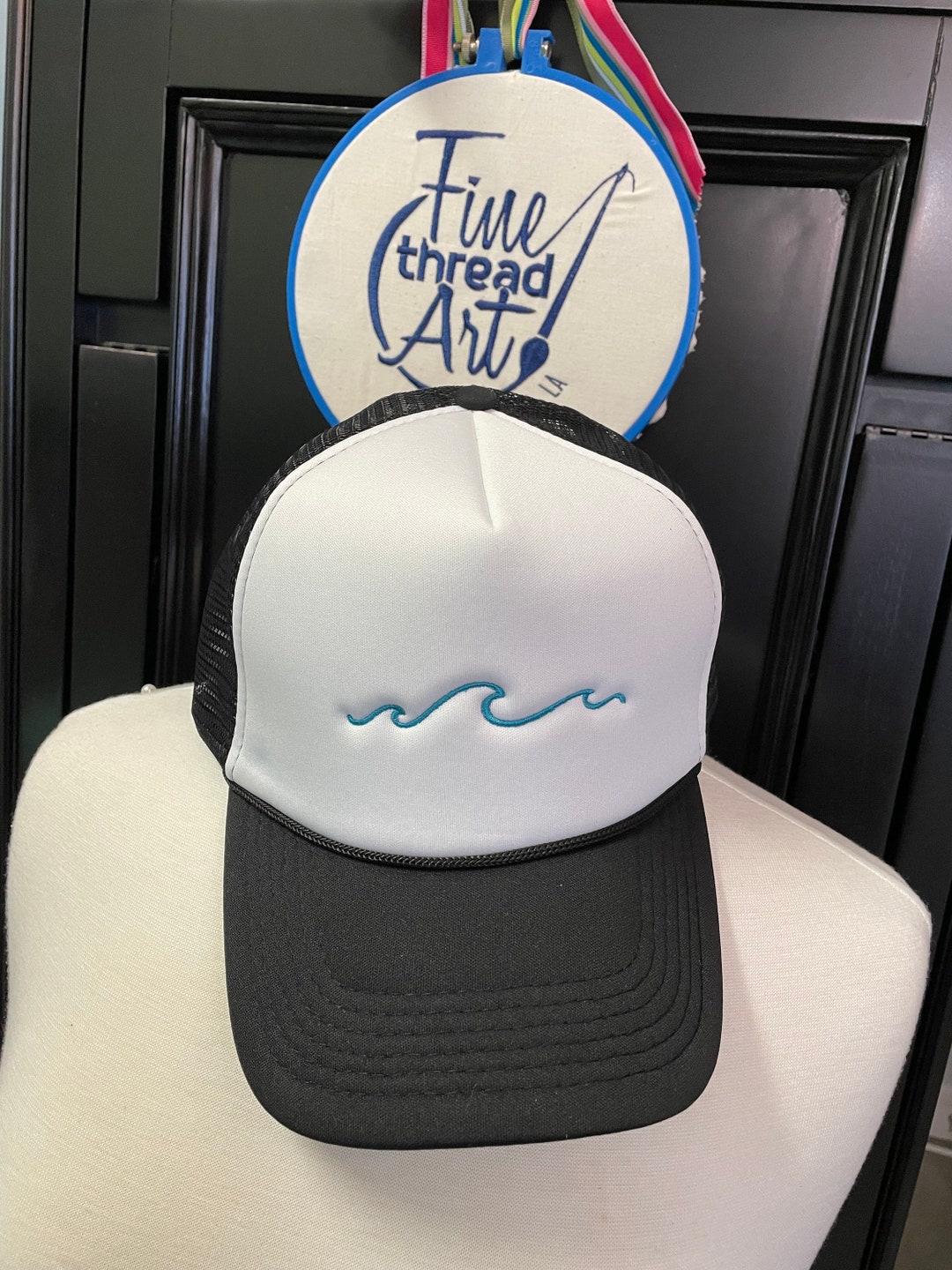 Ladies Men Wave Baseball Cap Hat Snapback Foam Trucker Travel Summer ...