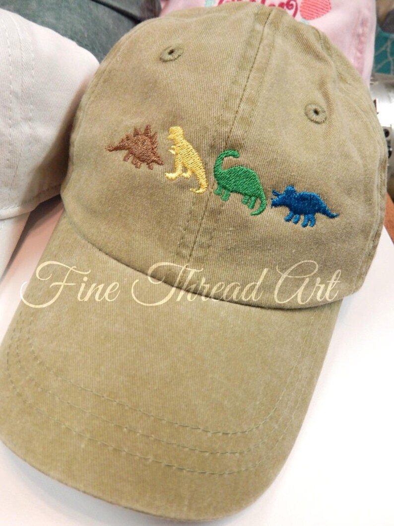 KIDS Dinosaur Baseball Cap Hat Leather Strap Dad Hat Youth | Etsy