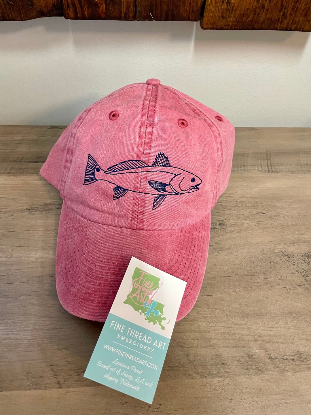 Adult or Kids Redfish Drum Saltwater Fishing Offshore Vintage Look ...