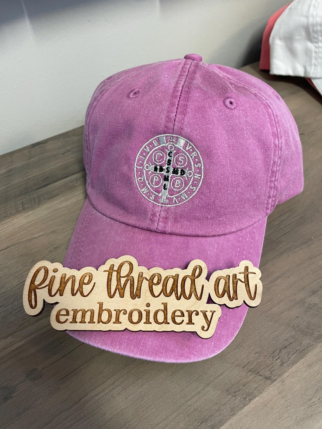 Adult Unisex Benedict Medal Baseball Cap Hat LEATHER Strap Benedictine ...