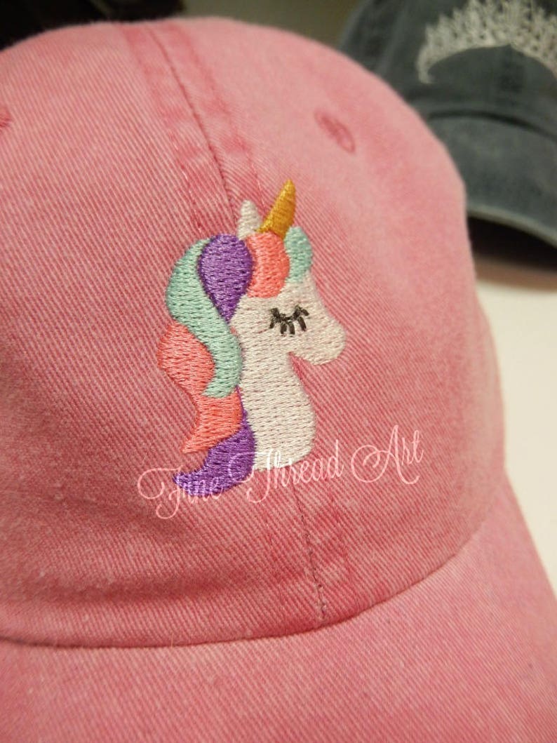 KIDS Unicorn Baseball Cap Hat Leather Strap Dad Hat Youth Child Girl ...