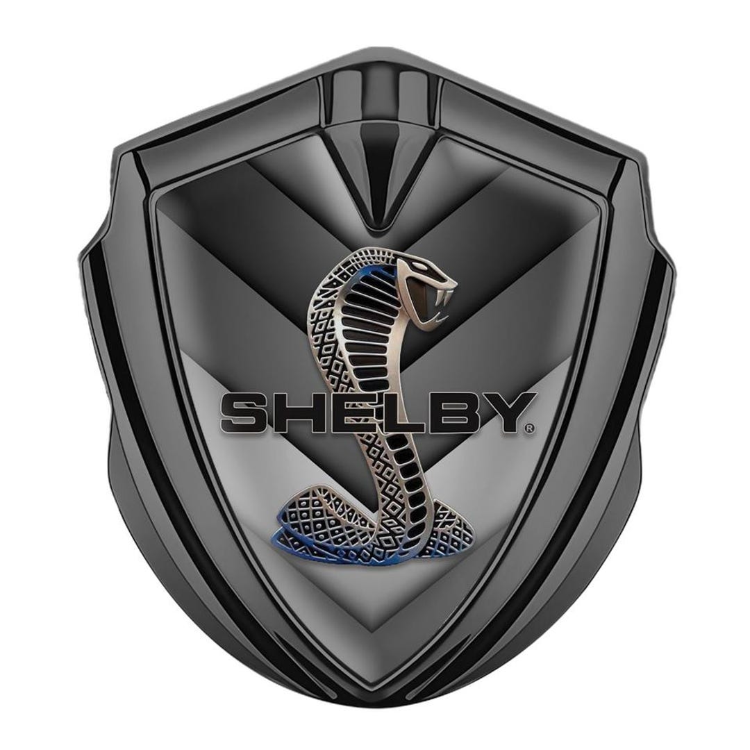 Shelby Stickers Shield Stickers Metal Emblem Boot Fender Domed Decal ...
