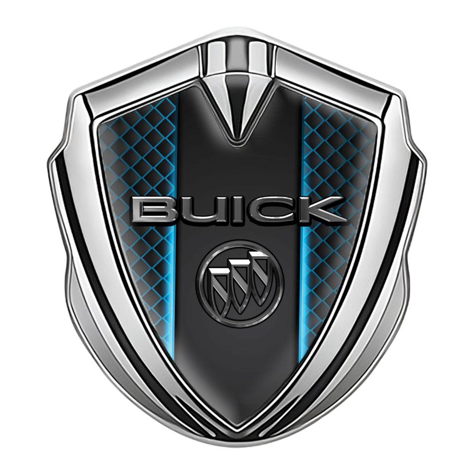 Buick Shield Stickers Metal Domed Decal Logo Emblem Glossy Car Many ...