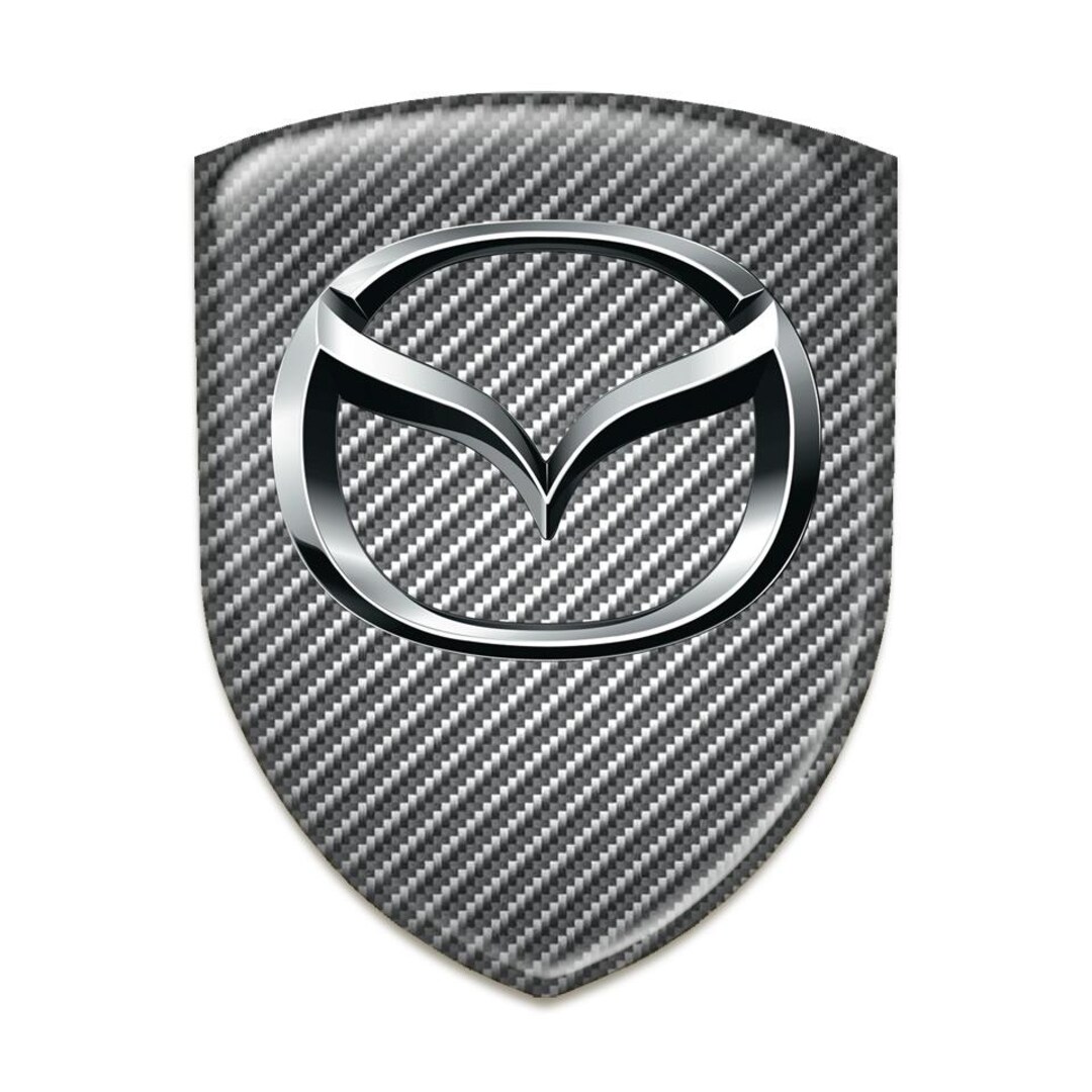 Mazda Stickers Fender Domed Shield Logo Decal Glossy Emblem Car ...