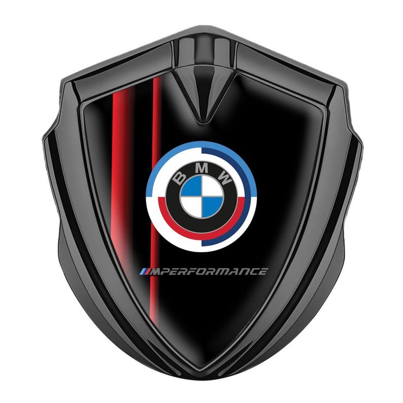 BMW M Stickers Logo Shield Emblem Metal Domed Decal Glossy Car Many ...