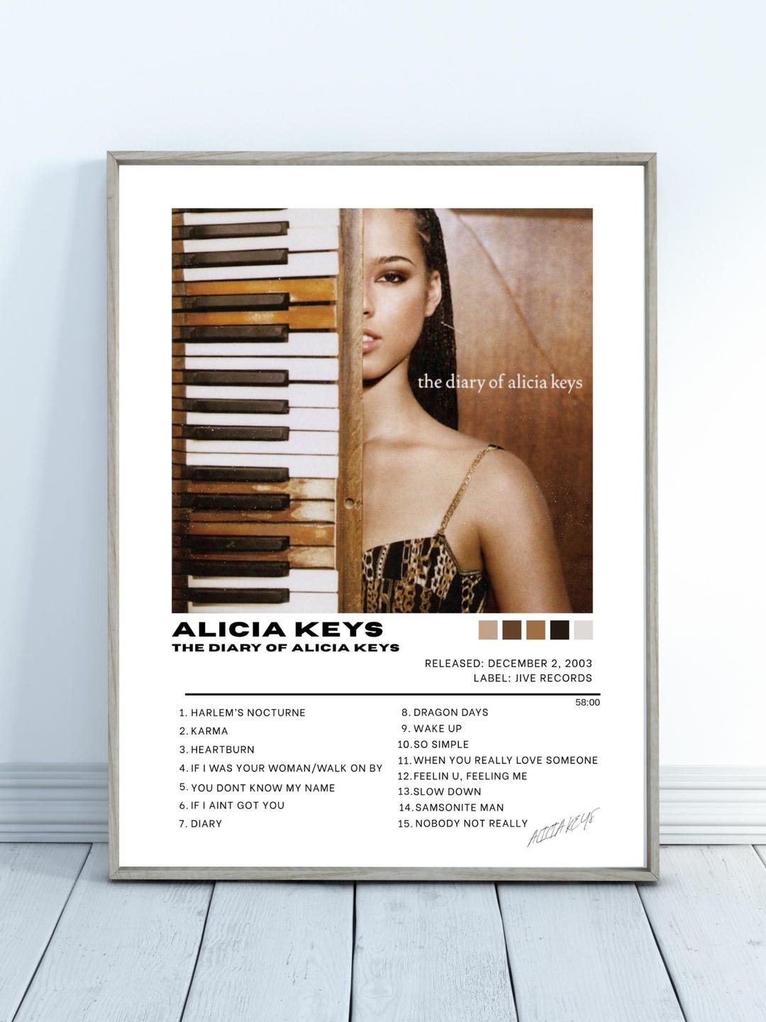 Alicia Keys Album Cover Poster Digital Download - Etsy
