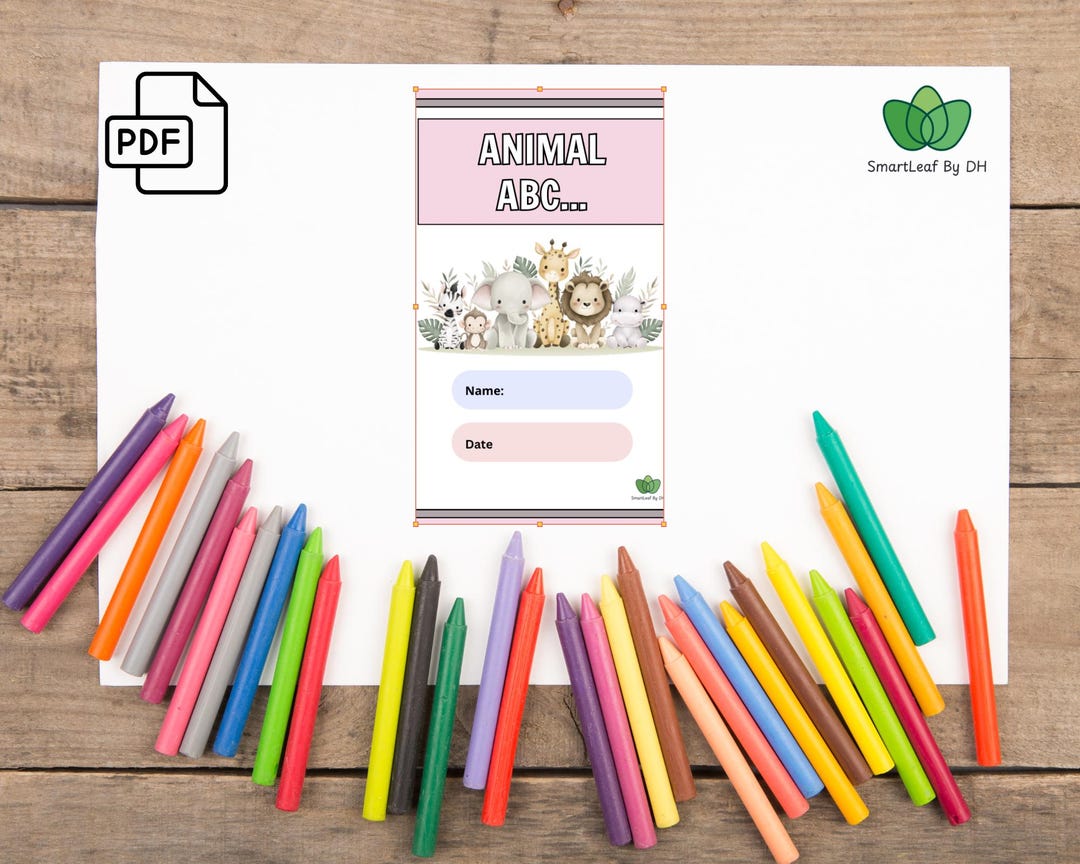 Animal ABC Workbook – Printable Alphabet Tracing & Colouring Pages – A ...