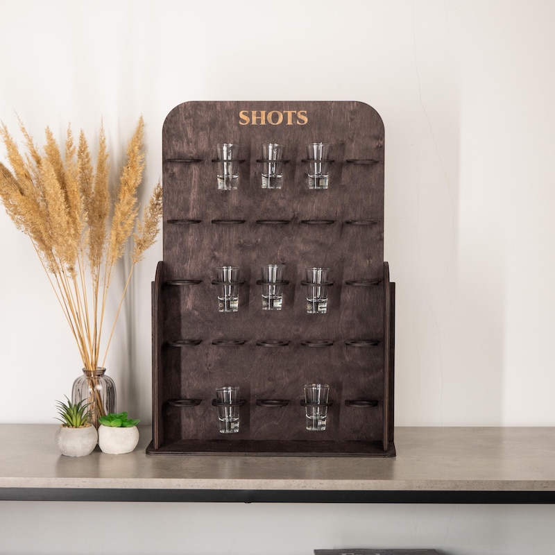 Shot Glass Display - Etsy