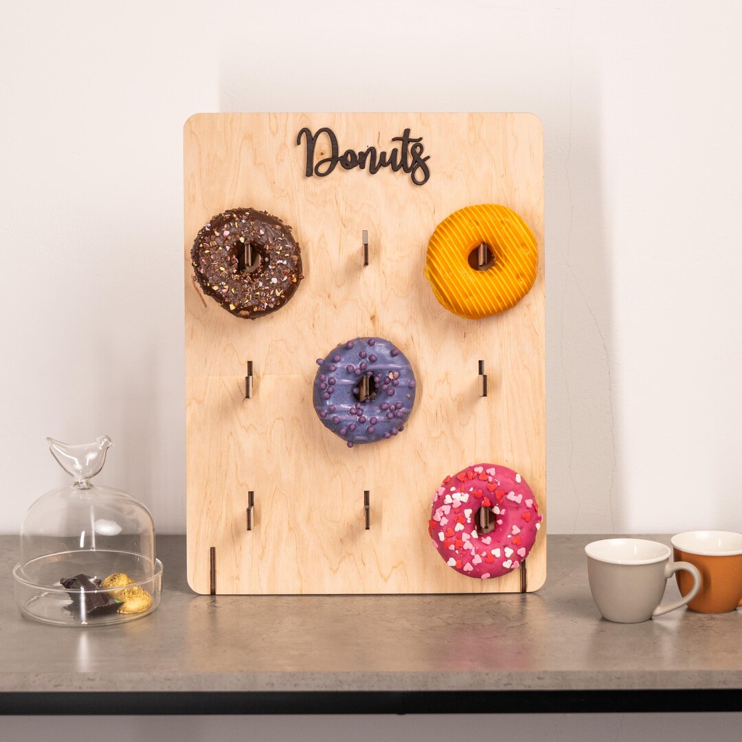 Donut Stand for Wedding, Donut Board Wood, Donut Wall Stands, Donut ...