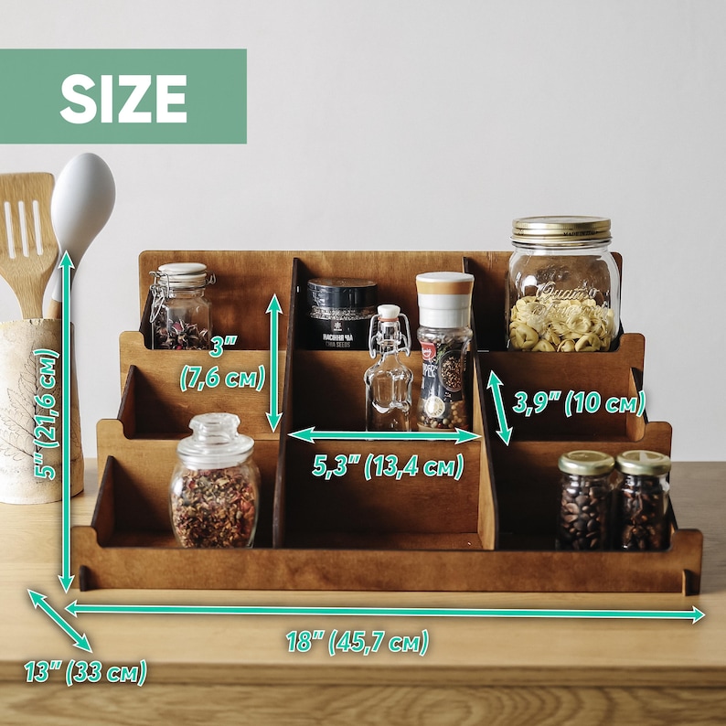 Spice Rack Shelf 3 Tier, Spices Display, Spice Organizer Cabinet Shelf ...