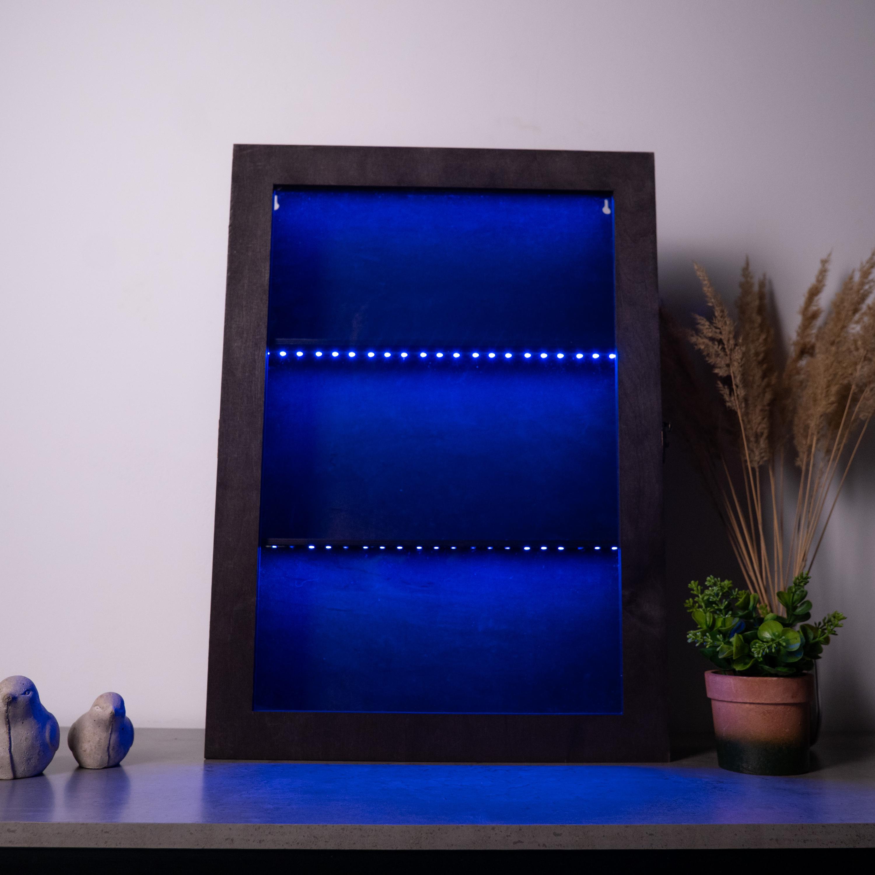 Led Display Case, Display Case Cabinet With Shelves, Display Cabinet ...