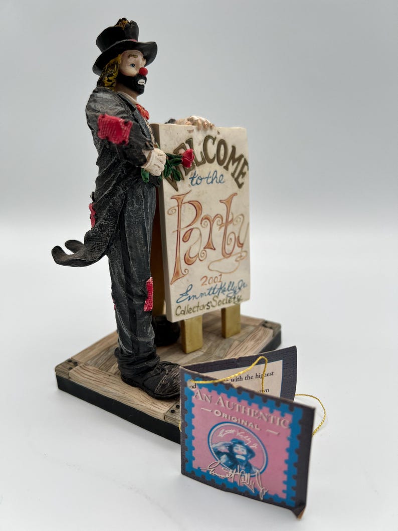 Emmett Kelly Jr the Hobo Ball Figurine 2001 Collectors Society Flambro ...