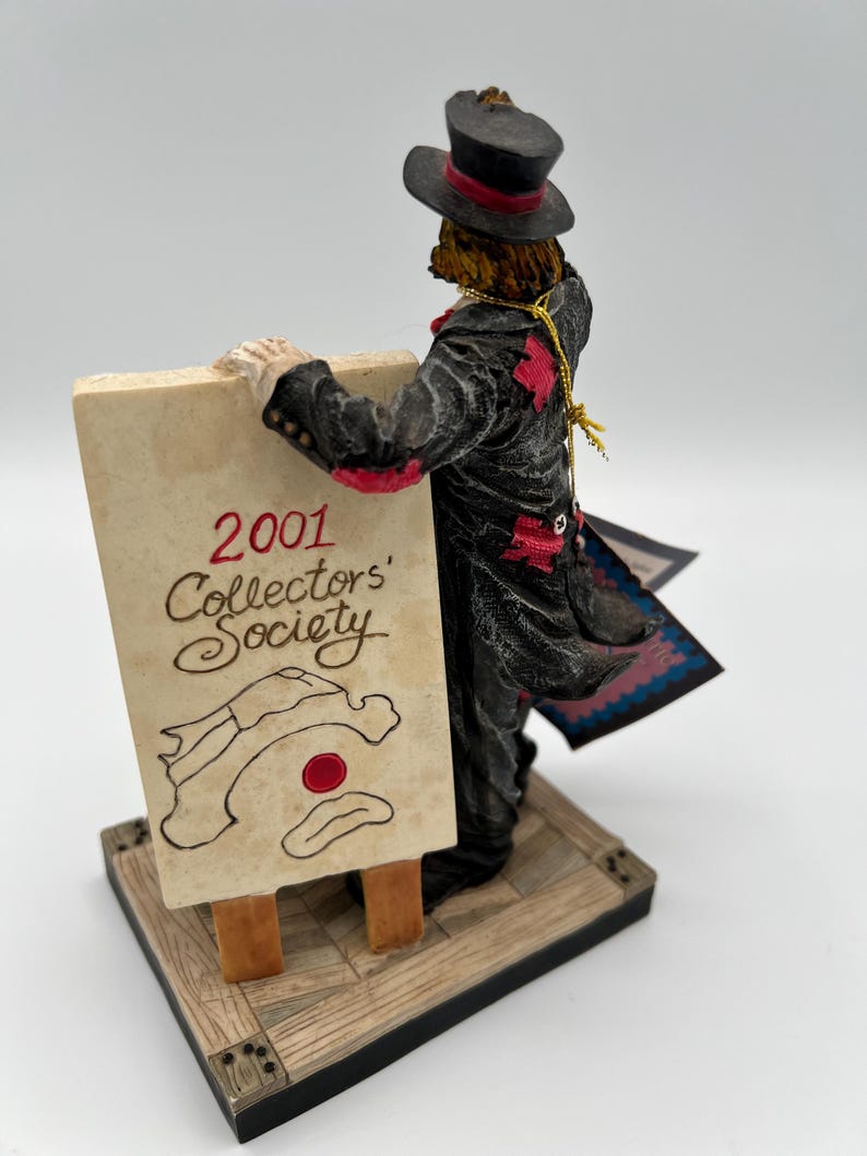 Emmett Kelly Jr. Hobo Clown Figurine, Flambro 2001 Collectors Society ...