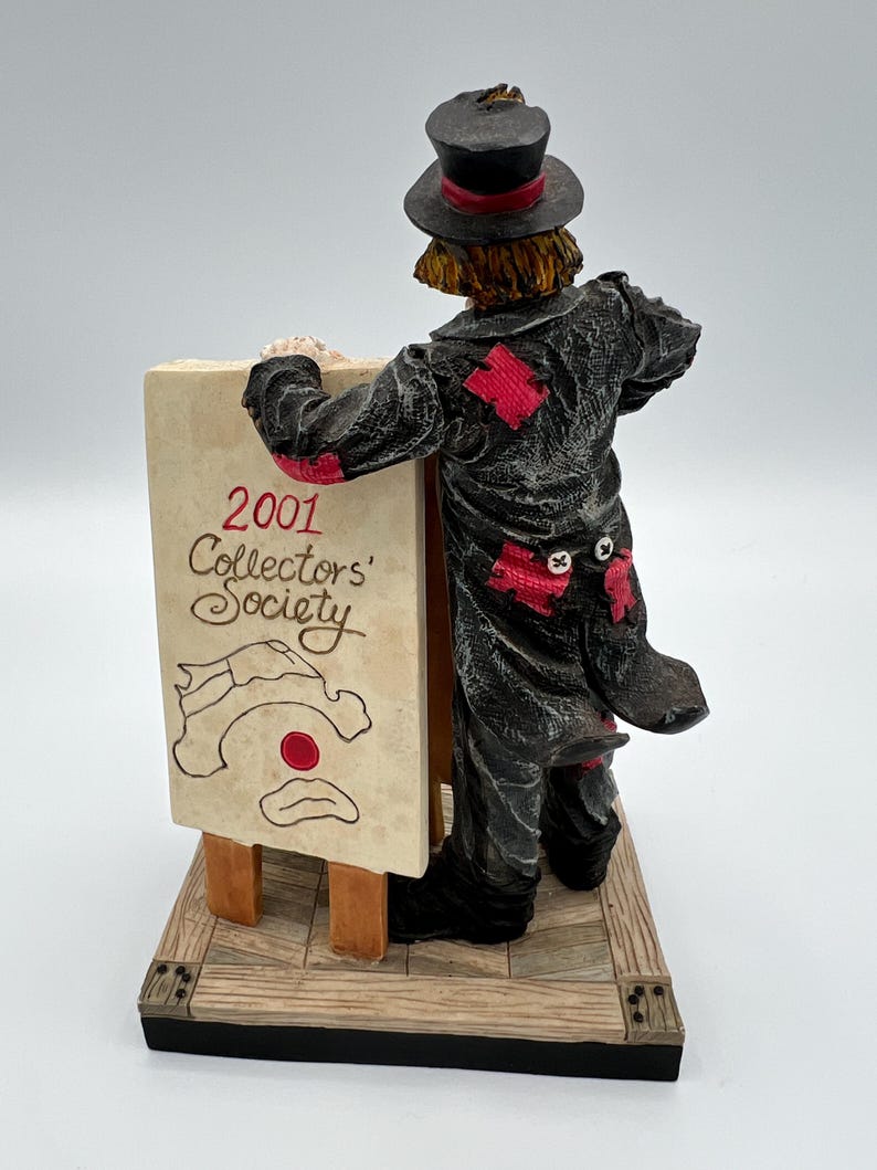 Emmett Kelly Jr the Hobo Ball Figurine 2001 Collectors Society Flambro ...