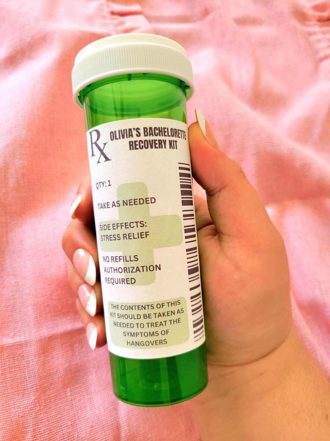 Hangover Recovery Kit - Bachelorette Party - Birthday Favors - Prescription Bottle Kits ...