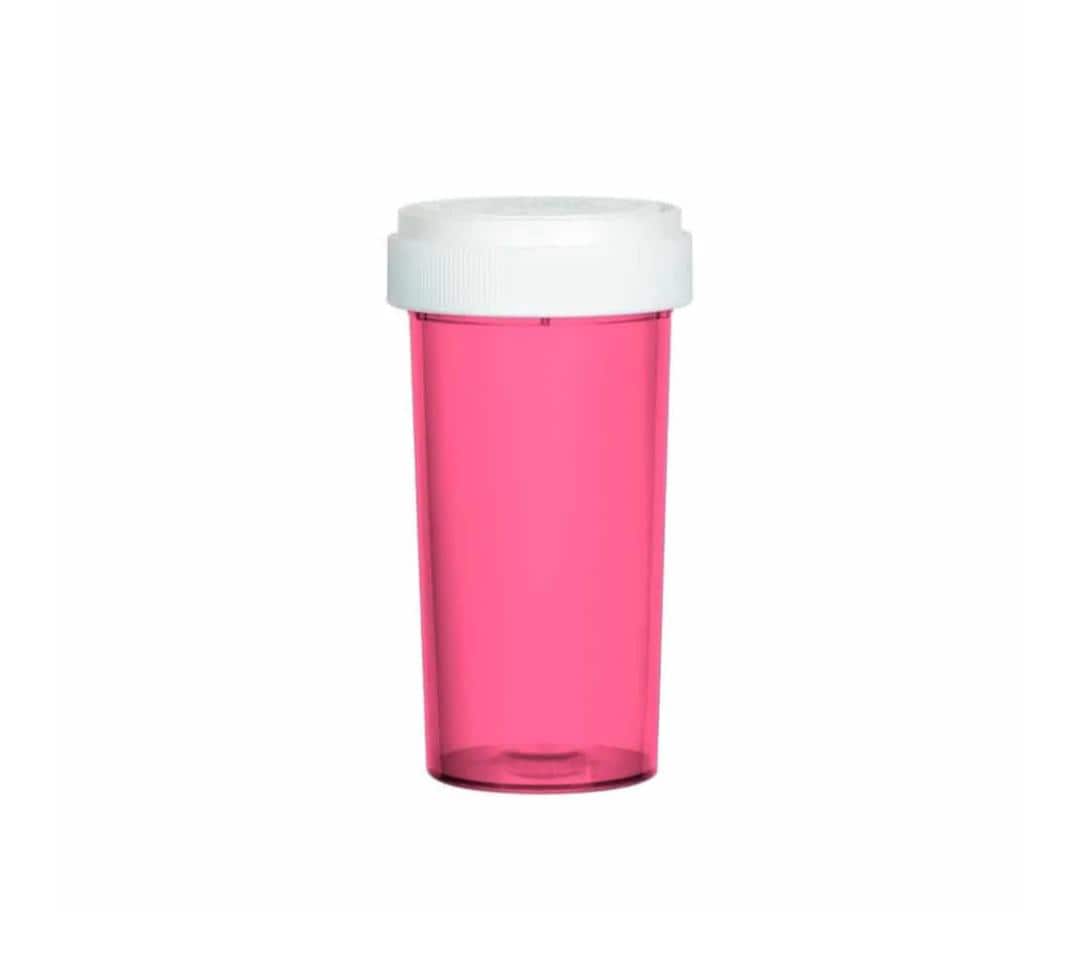 Pink Pill Bottle Empty Blank Perfect for DIY 40 Dram - Etsy
