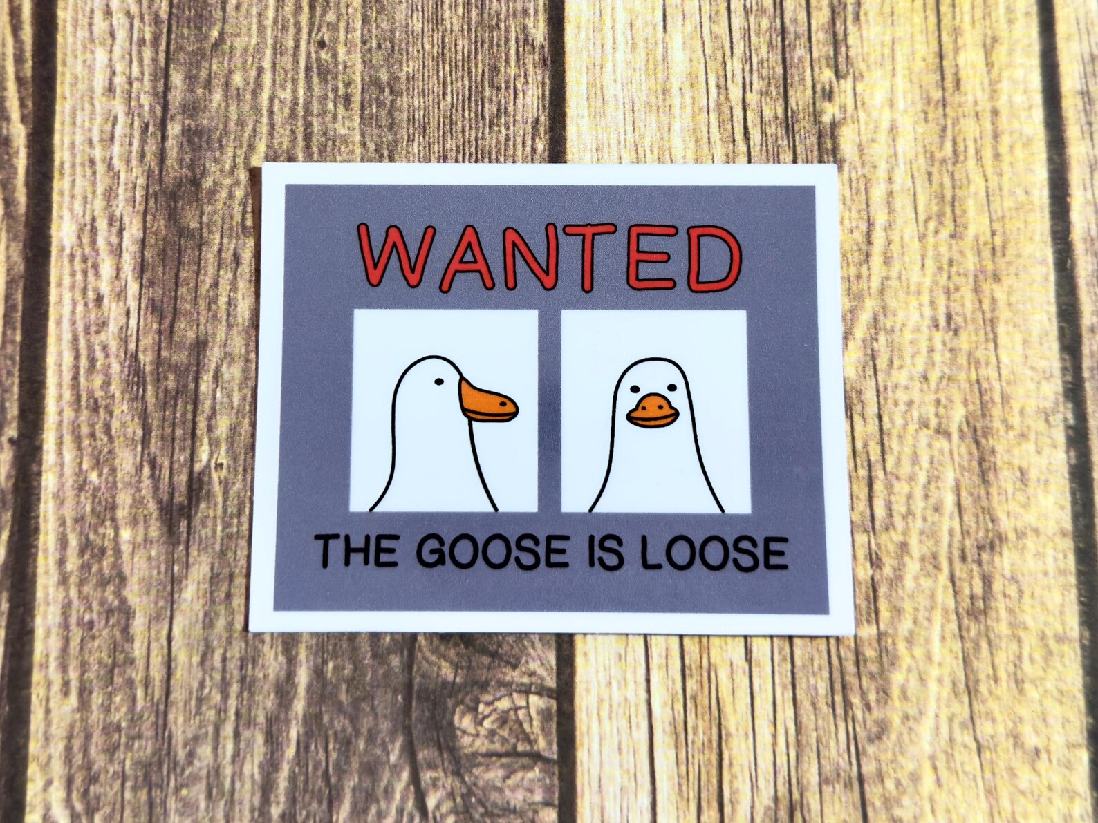 WANTED the Goose is Loose: Funny Trendy Meme, Sarcastic Mental Health ...