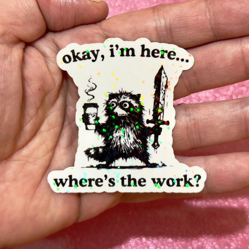 Snarky Stickers Work - Etsy