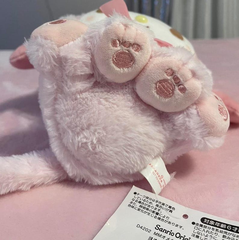My Melody Collectible Pink Plush Duo , Plush and Matching Keychain ...