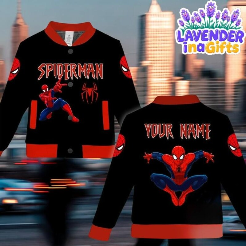 Spiderman Jacket - Etsy