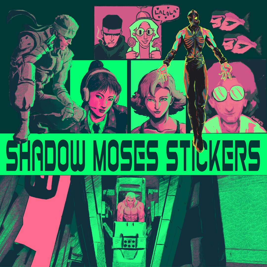 Shadow Moses Stickers - Etsy UK