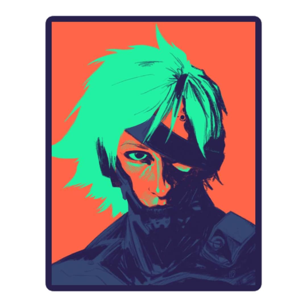 Raiden (MGRR) Sticker - Etsy