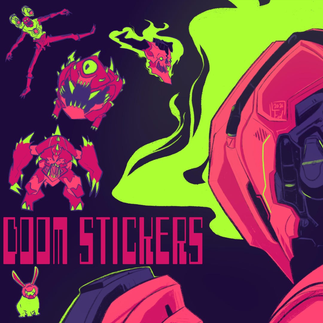Doom Sticker Pack - Etsy