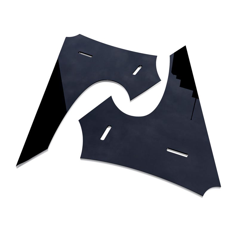 Universal Acrylic Spoiler End Plates – PREDRILLED (SET OF 2) - Fits Any ...