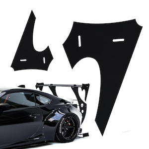 Universal Acrylic Spoiler End Plates – PREDRILLED (SET OF 2) - Fits Any ...