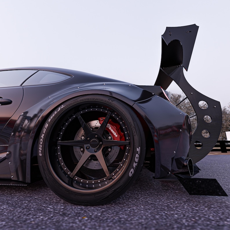 Universal Acrylic Spoiler End Plates – PREDRILLED (SET OF 2) - Fits Any ...