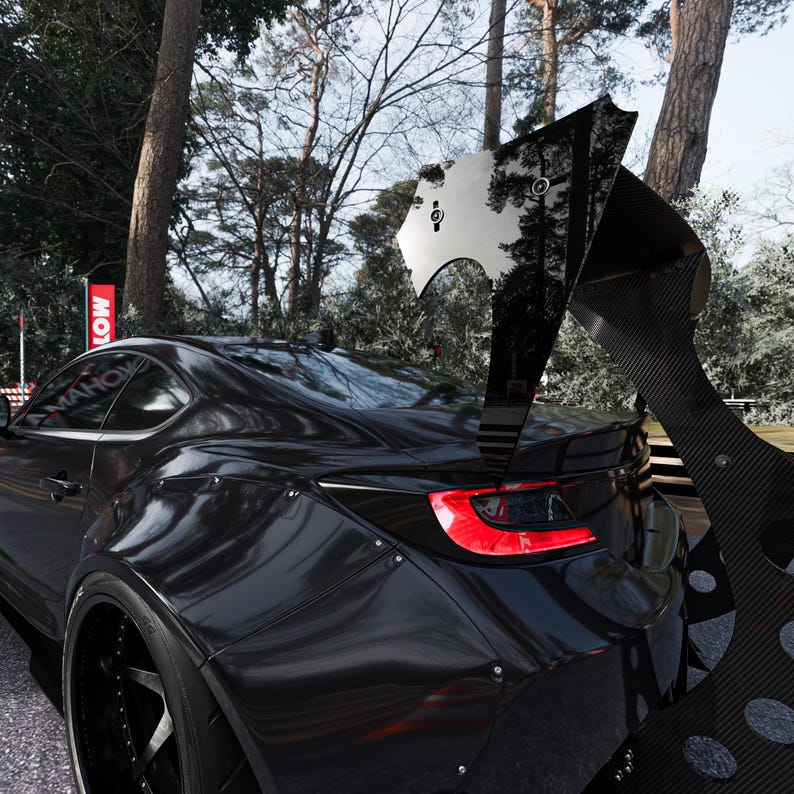 Universal Acrylic Spoiler End Plates – PREDRILLED (SET OF 2) - Fits Any ...