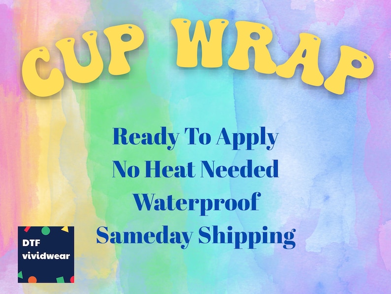 Labubu Cup Wrap, Kawaii Labubu UV, Ready to Apply Cup Wrap, UV DTF ...